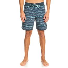Quiksilver Herren Boardshorts "Surfsilk Scallop 18"", blau, Gr. 28, 53% Polyester, 35% Polyester, 12% Elasthan, Hosen