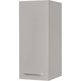 H&auml;ngeschrank Nobilia, B:30cm H:72cm T:37,2cm, grau, K&uuml;che, Schr&auml;nke, ""Touch", Ausrichtung w&auml;hlbar, vormontiert", in drei Breiten: 30, 45 und 60 cm,
