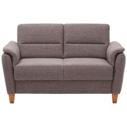 2-Sitzer Home Affaire, B:149cm H:89cm T:89cm, braun, 100% Polyester;Struktur (100% Polyester);Luxus-Microfaser in Lederoptik (100% Polyester), Sofas,