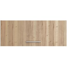 Klapph&auml;ngeschrank Optifit, B:90cm H:35,2cm T:34,9cm, braun, Spanplatte, Schr&auml;nke, "Klara", Breite 90 cm