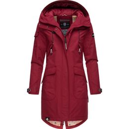 Navahoo Damen Outdoorjacke "Pfefferschote", rot, Gr. XS, Obermaterial: 55% Nylon, 45% Baumwolle, Futter: 100% Polyester, Ärmelfutter: 100% Polyester,