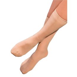 Herren Kniestrümpfe, beige, 100% Polyamid, Socken