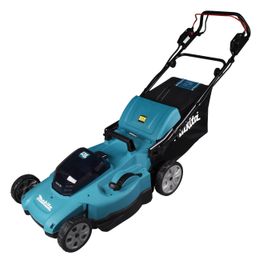Akkurasenm&auml;her Makita, B:580cm H:1.040cm T:1.810cm, blau, Rasenm&auml;her, "&raquo;DLM539Z&laquo;", Ohne Akku und Ladeger&auml;t,2x18V, 53 cm, 70 l