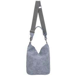 Damen Schultertasche "Brigitte x fritzi Special Hobo01", Fritzi aus Preussen, blau, Kunstfaser, unifarben, Taschen, mit abnehmbarem Anhänger