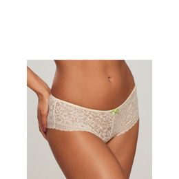 Vivance Damen Panty "Viola", Gr. 44, beige, Microtouch, Obermaterial: 87% Polyamid, 13% Elasthan, Unterhosen, aus Spitze, die anteilig recyceltes
