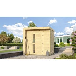 Gartenhaus Weka, beige, Massivholz, Gartenh&auml;user, "Designhaus 262"