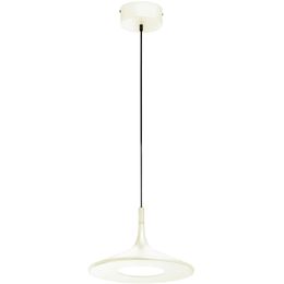 Schöner Wohnen Kollektion LED Pendelleuchte "Slim", 1, Ø 45cm H: 45cm, 1 Stk., weiß, SCHÖNER WOHNEN-KOLLEKTION, Leuchten