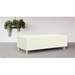 Polsterhocker OTTO HOME, B:153cm H:46cm T:66cm, beige, 100% Polyester, Hocker, "Suyala"