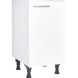 Sp&uuml;lenschrank Nobilia, B:45cm H:87cm T:58,3cm, wei&szlig;, K&uuml;che, Schr&auml;nke, ""Touch", Ausrichtung w&auml;hlbar, vormontiert, in den Breiten", 45 und 60 cm, mit