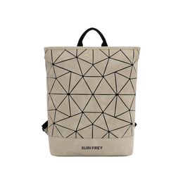 SURI FREY Damen Rucksack "Rucksack SFY SURI Sports Jessy-Lu", beige, Obermaterial: 60% Polyurethan PU. 40% Polyester PES., Rucks&auml;cke
