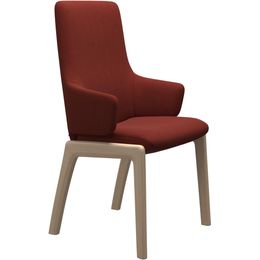 Polsterstuhl stressless, B:58cm H:105cm T:60cm, rot, Microfaser DINAMICA (88% Polyester, 12% Polyurethan), Esszimmer, St&uuml;hle, "Laurel", High Back mit