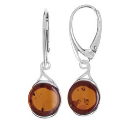 OSTSEE-SCHMUCK Damen Paar Ohrh&auml;nger "- Tira - Silber 925/000 - Bernstein", Silber 925 (Sterlingsilber), silber, Silber 925 (Sterlingsilber), Ohrringe