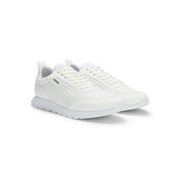 Hugo Herren Sneaker "Sneaker Icelin Runn mono", Gr. 44, weiß, Obermaterial: 100% Polyester PES. Futter: 100% Polyester PES. 75% EVA EVA. 25% Gummi
