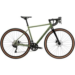 KROSS Gravelbike "Gravelbike Esker 1.0 gr&uuml;n 20 G&auml;nge", 53cm, 28 Zoll (71,12cm) hinten: 28 Zoll (71,12cm), gr&uuml;n, Fahrr&auml;der