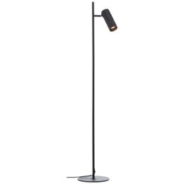 Brilliant Stehlampe "Marty", 1, H: 130cm, 1 Stk., braun, Wohnzimmer, Leuchten, LED-Stehleuchte, 130 cm, GU10, 350 lm, 3000 K, Aluminium