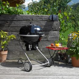 R&ouml;sle Holzkohlegrill R&Ouml;SLE, B:73cm H:108cm T:83cm, schwarz, Grills, "Kugelgrill No.1, 25006", AIR F60, mit Air Control System, klappbarer
