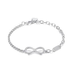 Damen Armband "Ewigkeit", silber, Collezione Alessandro, Metall, Armb&auml;nder