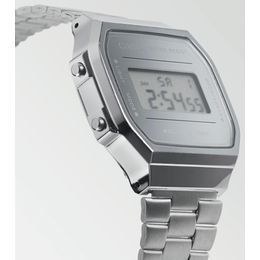 CASIO VINTAGE Damen Chronograph, silber, Armbanduhren, Quarzuhr, Armbanduhr,Damenuhr, Herrenuhr, Digitaluhr, Edelstahlarmband