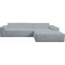 Ecksofa WERK2, B:311cm H:70cm T:210cm, grau, 90% Polyester, 10% Nylon, Wohnzimmer, Sofas, "Zeus-XL, Mega-Sofa mit gro&szlig;er Sitztiefe, Stellma&szlig;e 311cm x