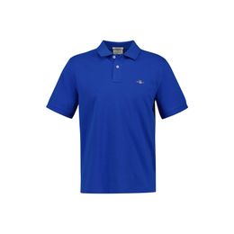Gant Herren Poloshirt "Poloshirt Regular Shield Pique Polo 1er Pack", blau, Gr. XL, Obermaterial: 100% Baumwolle CO., Shirts