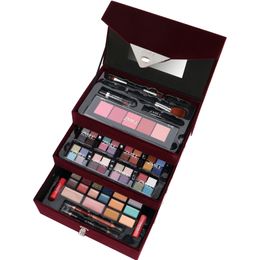 ZMILE COSMETICS Damen Schmink-Koffer "Beauty Case Velvety"schwarz berry, B:14,5cm H:23cm T:15,7cm, Schmink-Sets