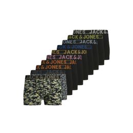 Jack & Jones JACK & JONES Herren Boxershorts "Boxershort JACDANNY TRUNKS 10 PACK 10er Pack", Gr. S, schwarz, Obermaterial: 95% Baumwolle CO. 5% Elasthan EL.,