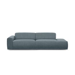 Big-Sofa Trendmanufaktur, B:277cm H:72cm T:107cm, blau, 100% Polyester, Sofas, "Braga, mit hochwertigem Kaltschaum, Megasofa, in Cord erh&auml;ltlich",