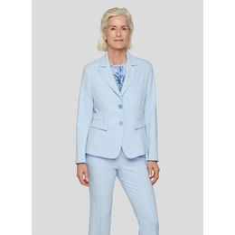 Rabe Damen Jackenblazer "Jacke", blau, Gr. 40, 71%Polyester 23%Viskose 6%Elastan, Blazer