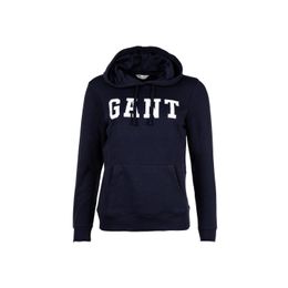 Gant Damen Sweatshirt "Sweatshirt Regular Graphic Hoodie", blau, Gr. XS, Obermaterial: 87% Baumwolle CO. 13% Polyester PES., Sweatshirts