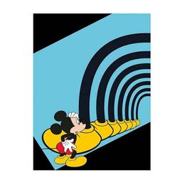 Komar Bild "Mickey Mouse Foot Tunnel", B/H/T: 40cm x 50cm, Disney, 1 Stk., bunt, Wohnzimmer, Bilder, Wandbild zur Dekoration im Kinderzimmer - ohne