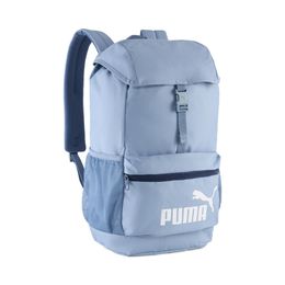 Puma Kinder Freizeittasche "Phase Hooded 20 l Rucksack Jugendliche und Erwachsene", blau, Polyester, Taschen