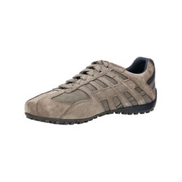 Geox Herren Sneaker "Geox Sneaker Veolurs/Textil/Synthetik", Gr. 41, braun, Textil, Veloursleder, Schuhe