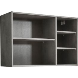 K&uuml;chenregal, B:90cm H:60cm T:33cm, grau, BASIC BY BALCULINA, FSC-zertifizierter Holzwerkstoff, Regale, "Sanibel K&uuml;chenschrank Regale BxHxT 90 x 60 x