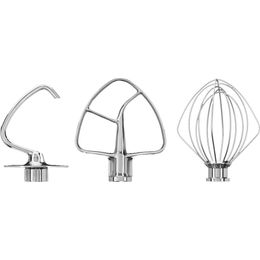 KitchenAid Rührelement-Set "5KSM5TH3PSS", silber, Küchenmaschinen-Rührelemente