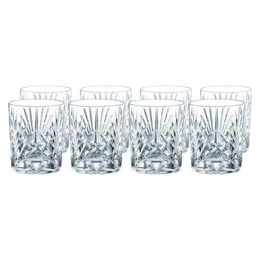 Nachtmann Whiskyglas "Becher Palais 288 ml 8er Set transparent", transparent, Trinkgefäße