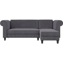 Ecksofa DOREL HOME, B:241cm H:83cm T:154cm, grau, Wohnzimmer, Sofas, "Felix II, L-Form, Schlafsofa 241cm (Liegefl. 108/195 cm)", verstellb.