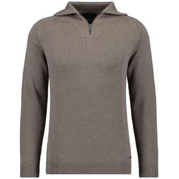 Ragman Herren Troyer, braun, Gr. XL, 100% Baumwolle, Pullover