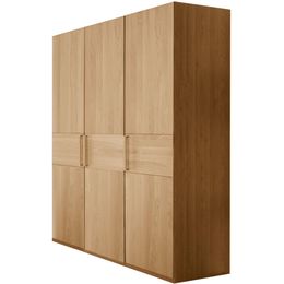 Dreht&uuml;renschrank Wiemann, B:148,4cm H:217cm T:58cm, braun, Holz teilmassiv, Schr&auml;nke, "Kiruna"