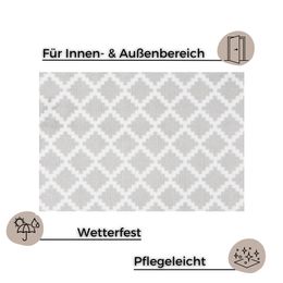 Hanse Home "Elegance, T&uuml;rmatte" rechteckig 7 mm H&ouml;he Schmutzfangmatte, Innen und Au&szlig;en, Rutschfest, Wetterfest, T&uuml;rmatte