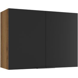 H&auml;ngeschrank GAMI, B:80cm H:60cm T:31cmeiche helvezia nachbildung, Spanplatte, K&uuml;che, Schr&auml;nke, "H&auml;ngeschrank EDEN Breite 80", H&auml;ngeschrank EDEN