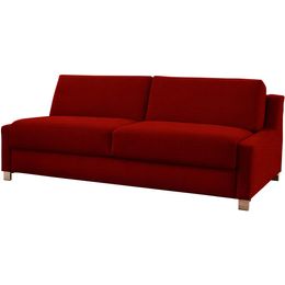 Schlafsofa Bali, B:181cm, rot, 100% Polyester, Wohnzimmer, Sofas, "Viola, Dauerschläfer", in 140er und 160er Breite, 3 Varianten, auch mit