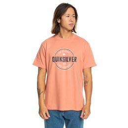 Quiksilver Herren T-Shirt "Circle Up"canyon clay, Gr. S, 100% Baumwolle, Shirts