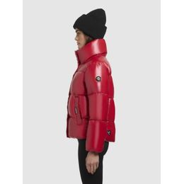 Khujo Damen Steppjacke "Rinja Shiny-YM", rot, Gr. XL, Obermaterial: 50% Polyester, 50% Polyurethan; Innenfutter: 100% Nylon; Wattierung: 100%