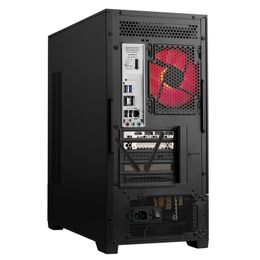 CSL Gaming-PC-Komplettsystem "AeroVision V24405", Microsoft Windows 11 Home (64 Bit), 16 GB RAM 500 GB SSD, schwarz, Computer_Komplettsysteme