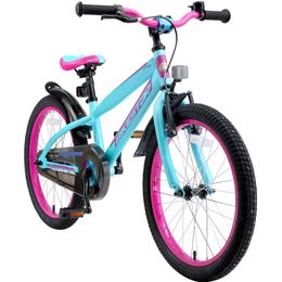 Bikestar Jugendfahrrad "Urban Jungle", 25,6cm, 20 Zoll (50,80cm), blau, Fahrr&auml;der, f&uuml;r Damen