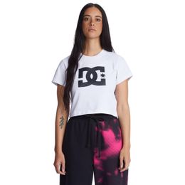 DC Shoes Damen T-Shirt "DC Star", weiß, Gr. L, 100% Baumwolle, Shirts