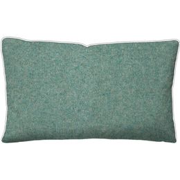Kissenbezug Biberna, B:40cm L:80cm, gr&uuml;n, Flanell, Obermaterial: 100% Baumwolle, Outdoor, Kissenbez&uuml;ge, "Hermal Flanell mit Rei&szlig;verschluss,