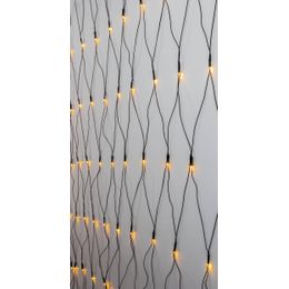 Eglo LED-Lichternetz "GOLDEN WARM WHITE", Flammen 200 Stk., Kabell&auml;nge 5m, schwarz, Lichterketten, Lichternetz f&uuml;r innen und au&szlig;en, extra-warmwei&szlig;,