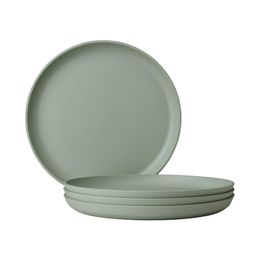 Mepal Fr&uuml;hst&uuml;cksteller "Fr&uuml;hst&uuml;cksteller Silueta &oslash; 23 cm 4er Set", L:23cmnordic sage, Speiseteller