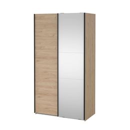 Schwebet&uuml;renschrank Home Affaire, B:118,5cm H:221cm T:66,6cm, braun, FSC-zertifizierter Holzwerkstoff, Schr&auml;nke, "Como, Kleiderschrank,